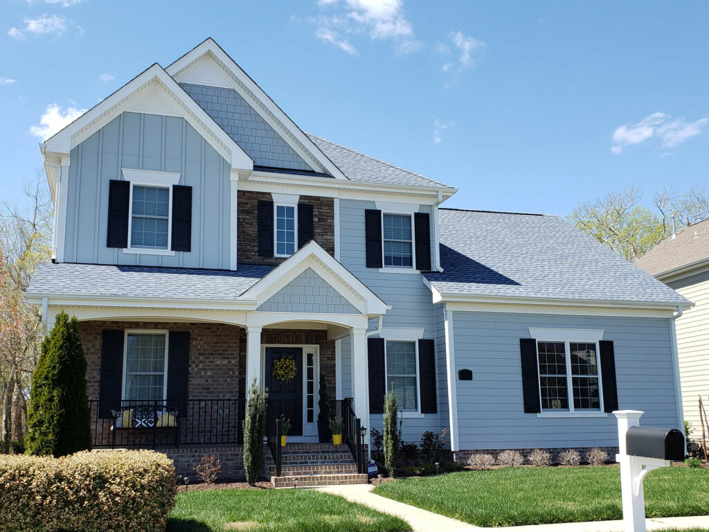 GAF Timberline Natural Shadow Biscayne Blue – Andrews Roofing